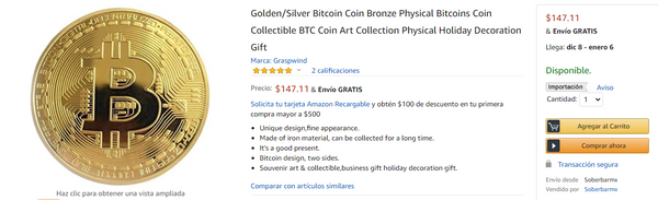 ¿Se pueden comprar Bitcoins en Amazon?
